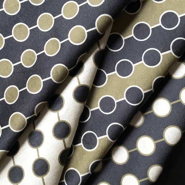 Barbecana Plain Cotton Sateen Black/Stone – Pipét Design