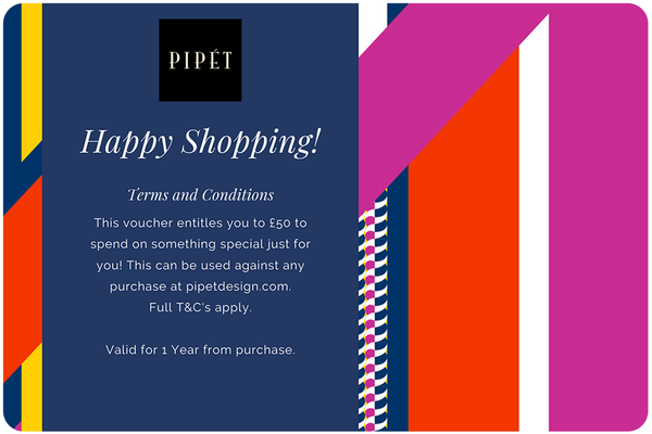 £50 Gift Card | pipetdesign.com – Pipét Design